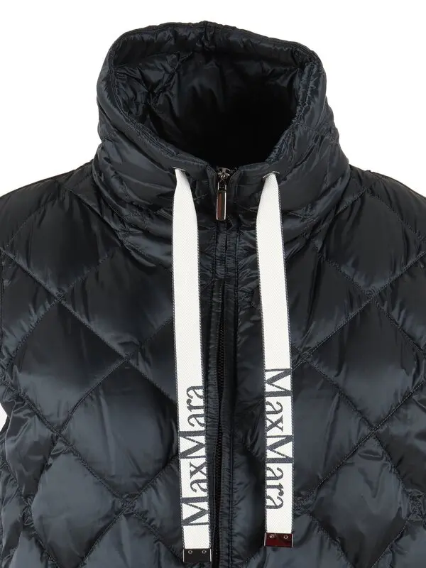 Max Mara Padded Gilet - Blu
