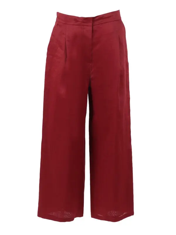 Max Mara Tartufo Long Trousers - Red