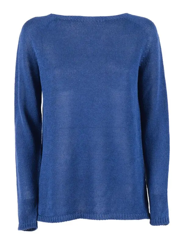 Max Mara Maglia Canottiera Top Giolino - Blu