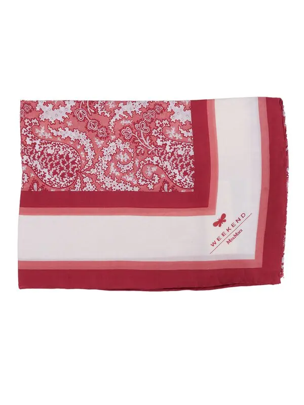 Max Mara Stola Foulard Mantella Sarong - Red