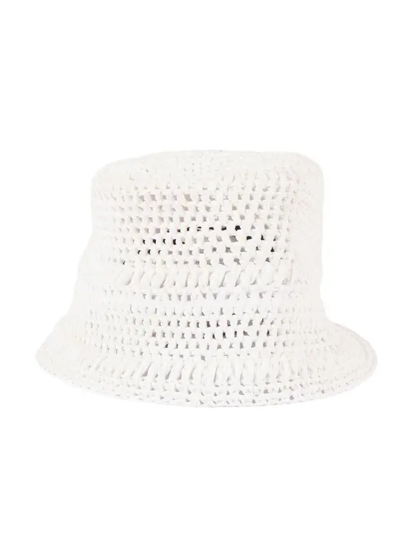 Max Mara Fragore Bucket Hat - White