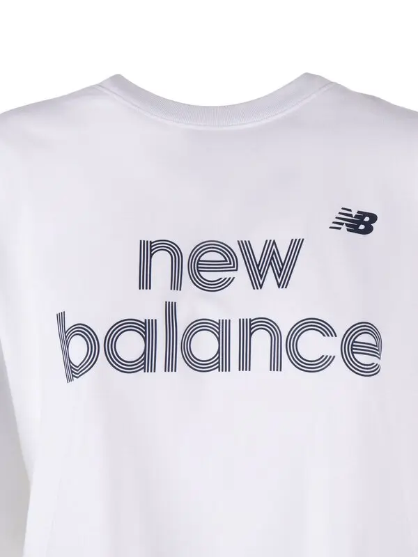 NEW BALANCE Jersey Graphic T-shirt - White