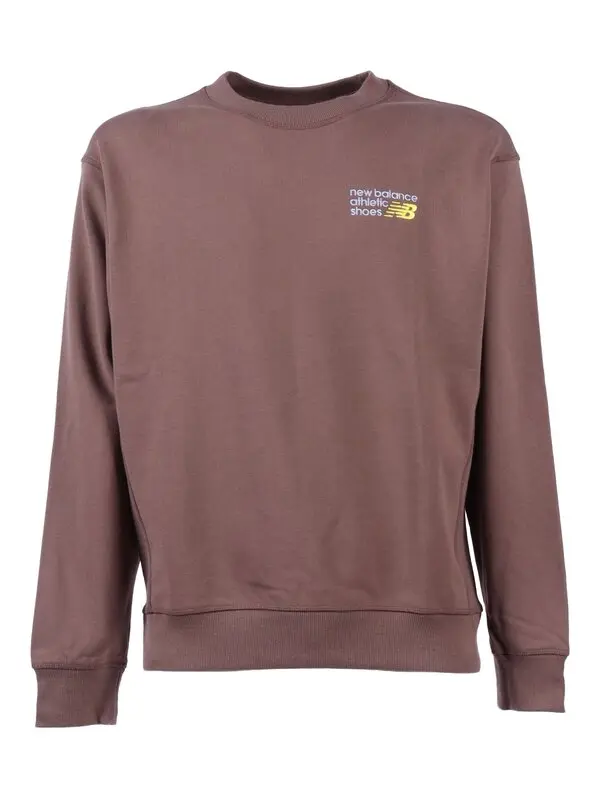 NEW BALANCE Athletics Premium Logo Crew - Red
