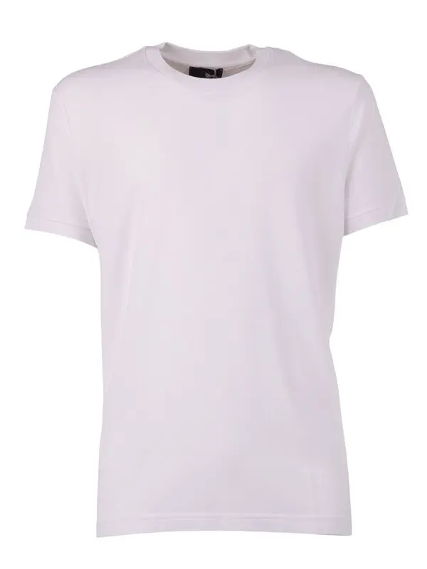 FAY Pique Tinto Frosted T-shirt - White