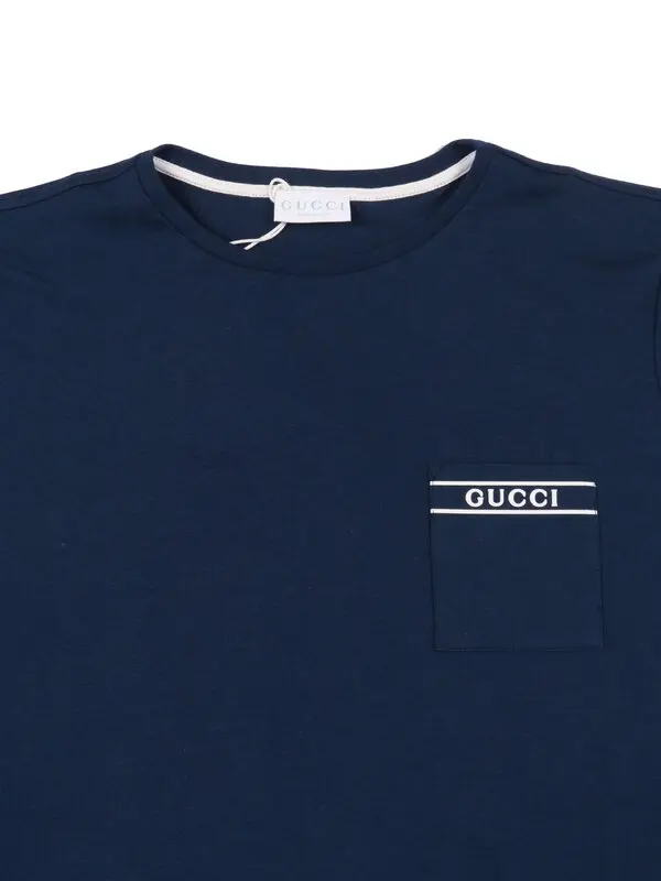 Gucci Jersey T-shirt - Blu
