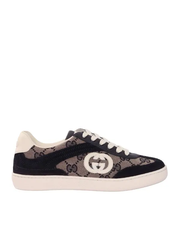 Gucci Leather And Suede Sneakers