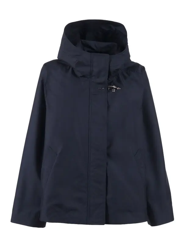 FAY Short Hooded Parka - Blu