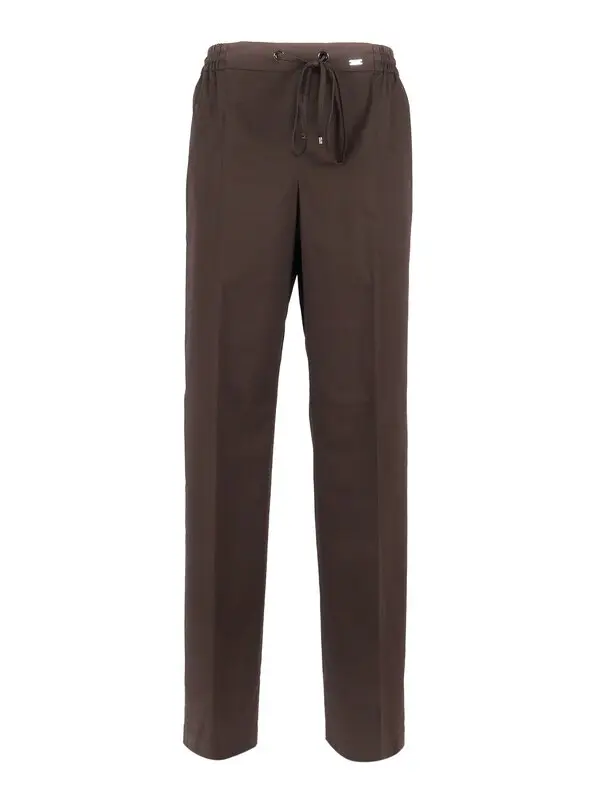 FAY Easy Pant With Drawstring - Red