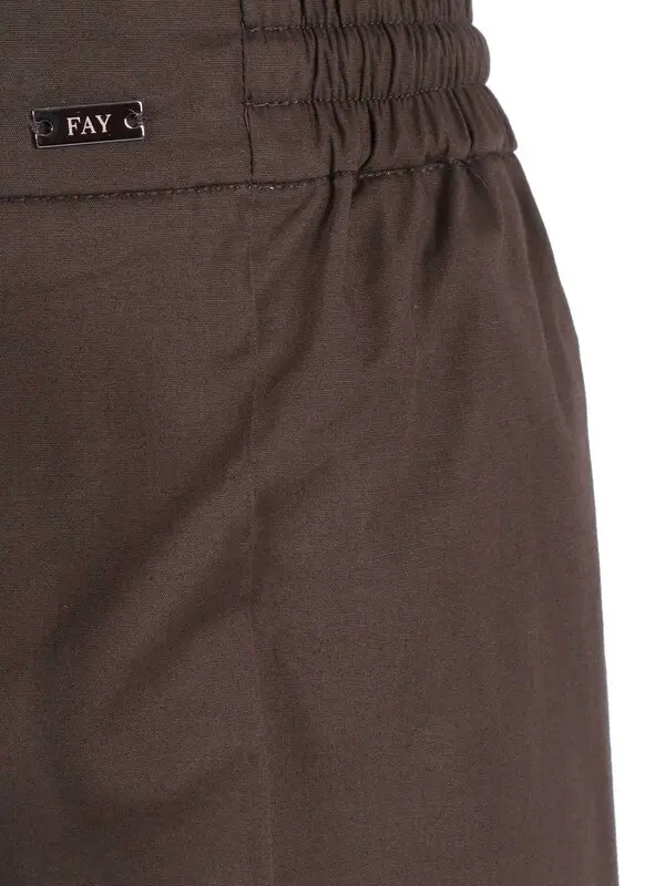 FAY Easy Pant With Drawstring - Red