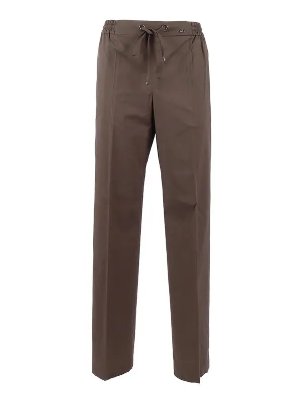 FAY Easy Pant With Drawstring - Red