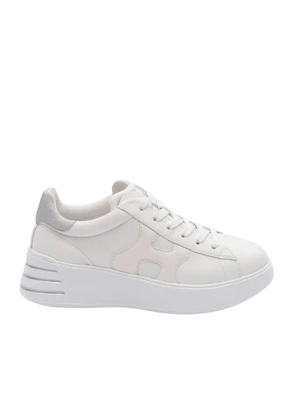 Hogan Lace Up Sneakers - White