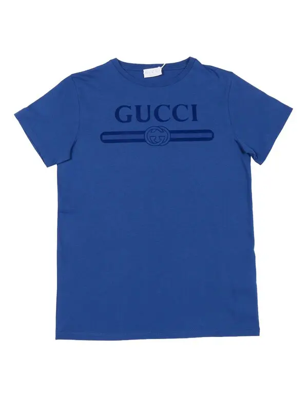 Gucci Jersey T-shirt - Blu