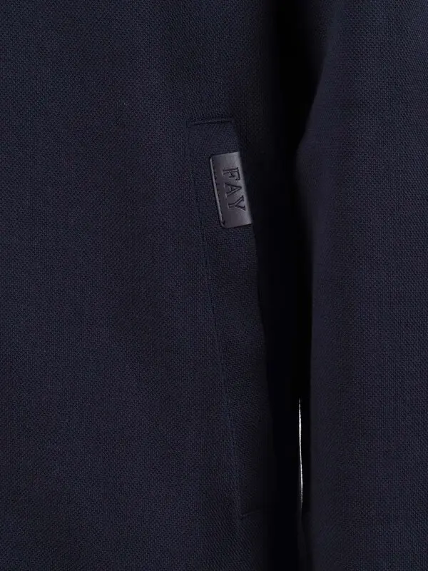 FAY Buttoned Fleece Jacket
