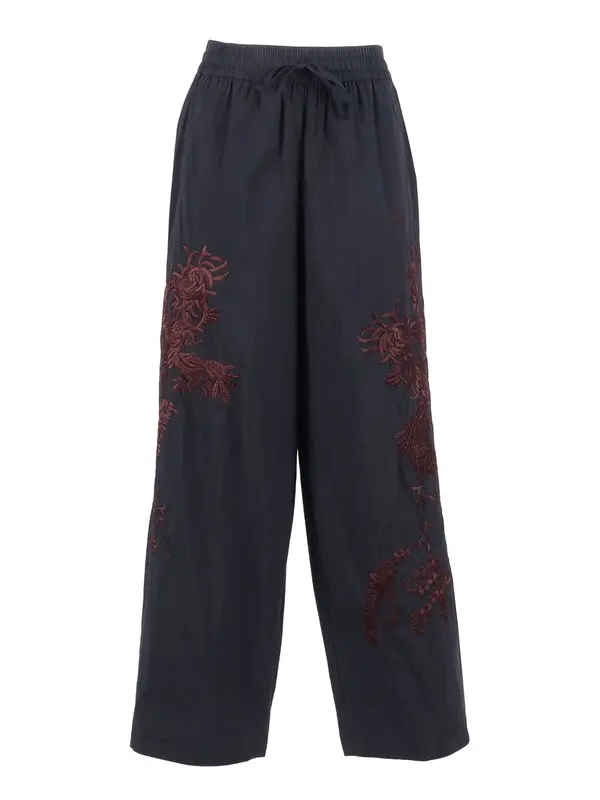 P.a.r.o.s.h Embroidered Trousers - Red