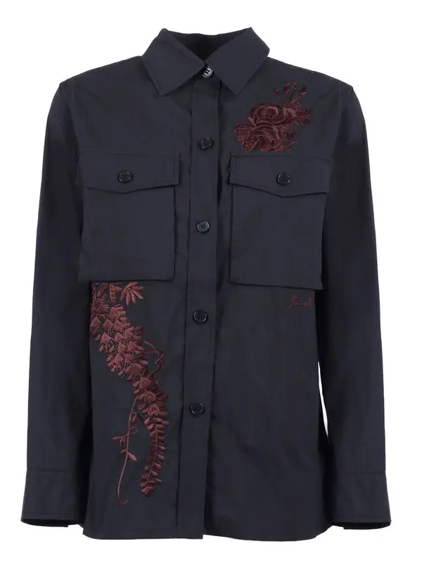P.a.r.o.s.h Embroidered Shirt - Red