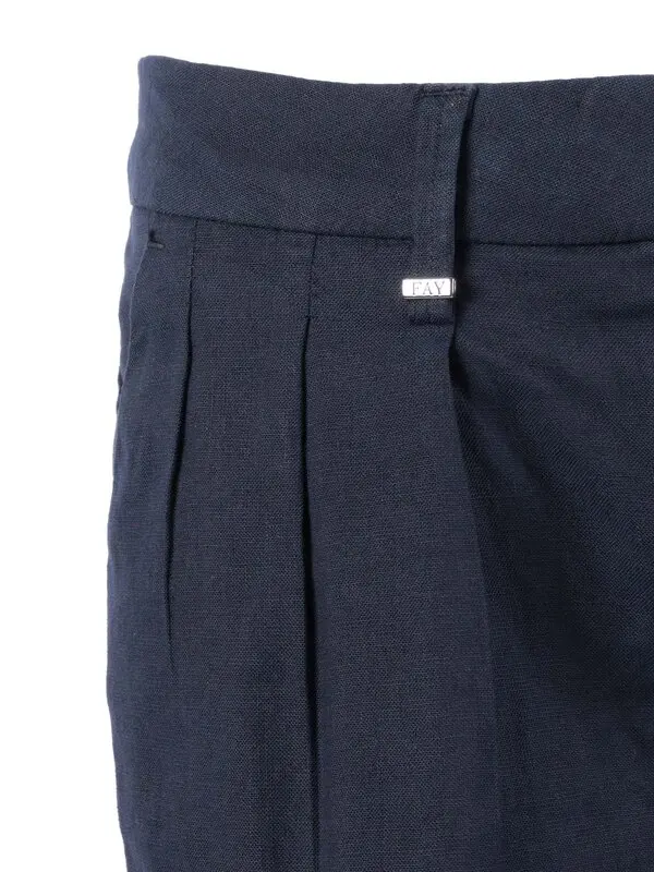 FAY Chino Bermuda Shorts - Blu