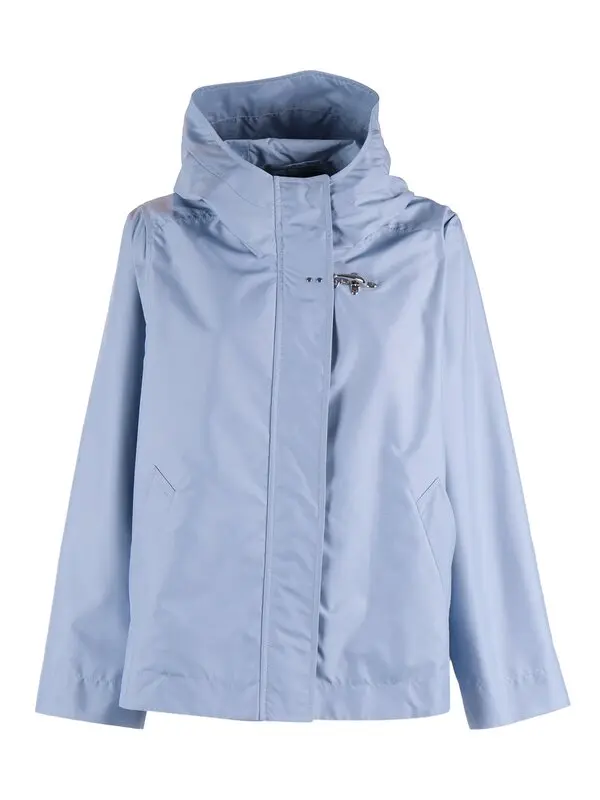 FAY Short Hooded Parka - Blue