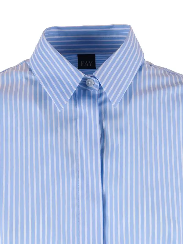 FAY 3/4 Shirt - Blue