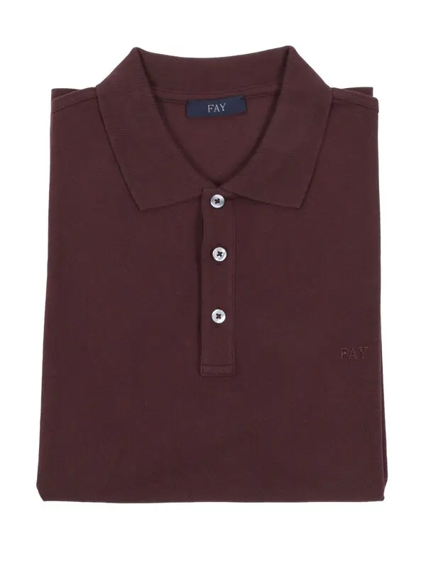 FAY Polo Piquet Stretch