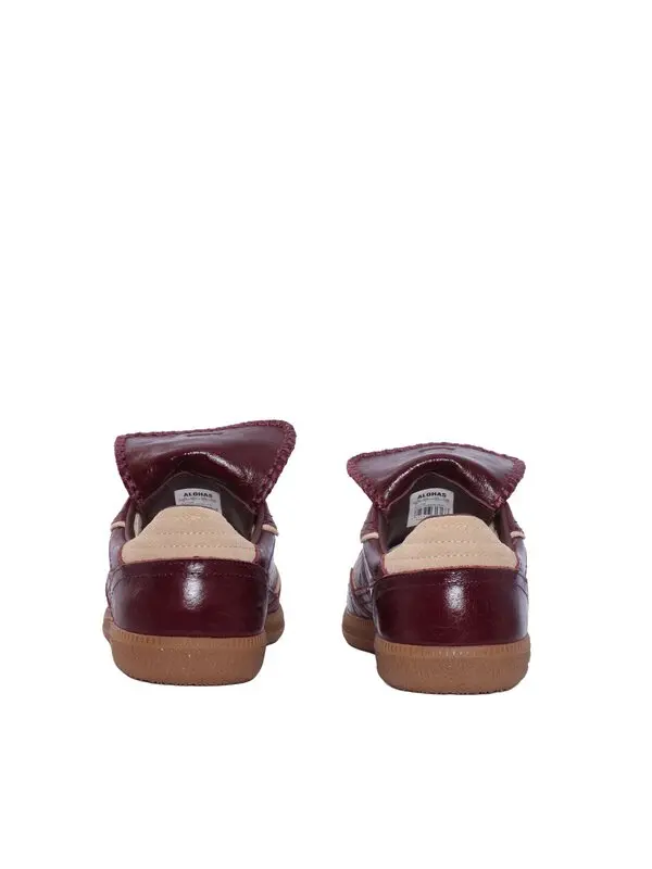 ALOHAS Tb.490 Club Patent Leather Sneakers - Red