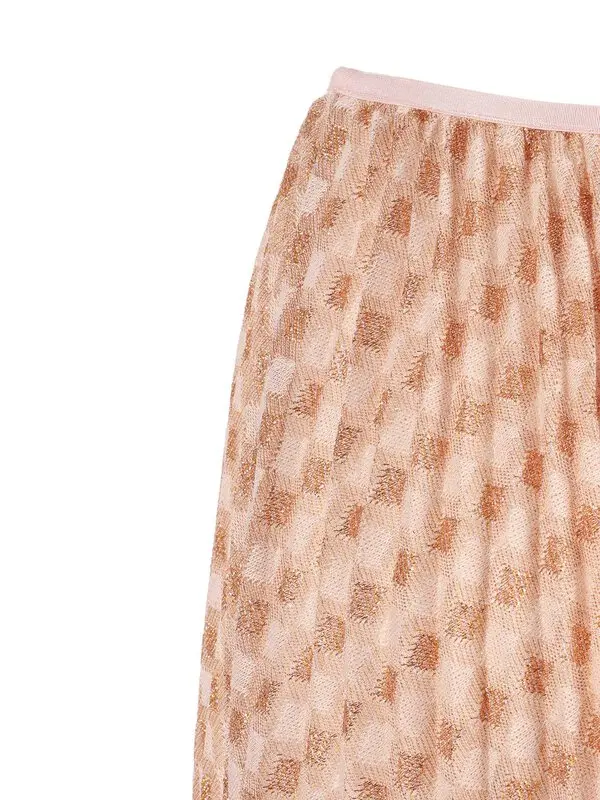 FORTE_FORTE Plisse Diamond Jersey Skirt
