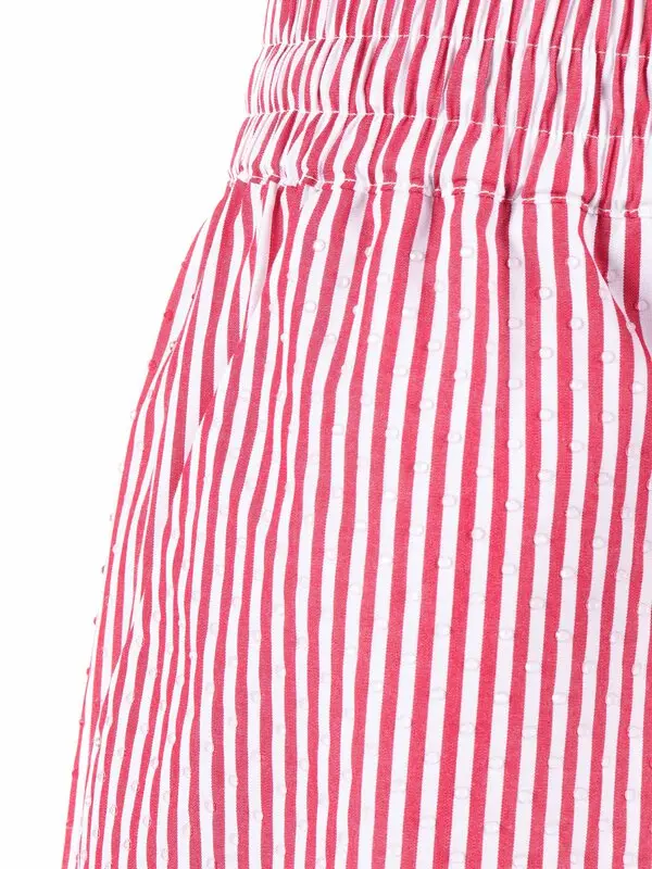 P.a.r.o.s.h Striped Shorts - Red