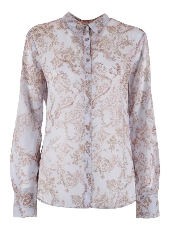 FORTE_FORTE Regular Voile Cotone 'nontiscordardime' Shirt - Other