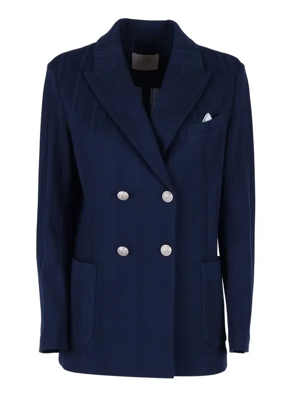 CIRCOLO 1901 Double-breasted Jacket - Blu