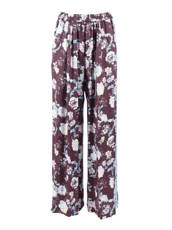 FORTE_FORTE Elastico Jacquard Fluid Pantalone