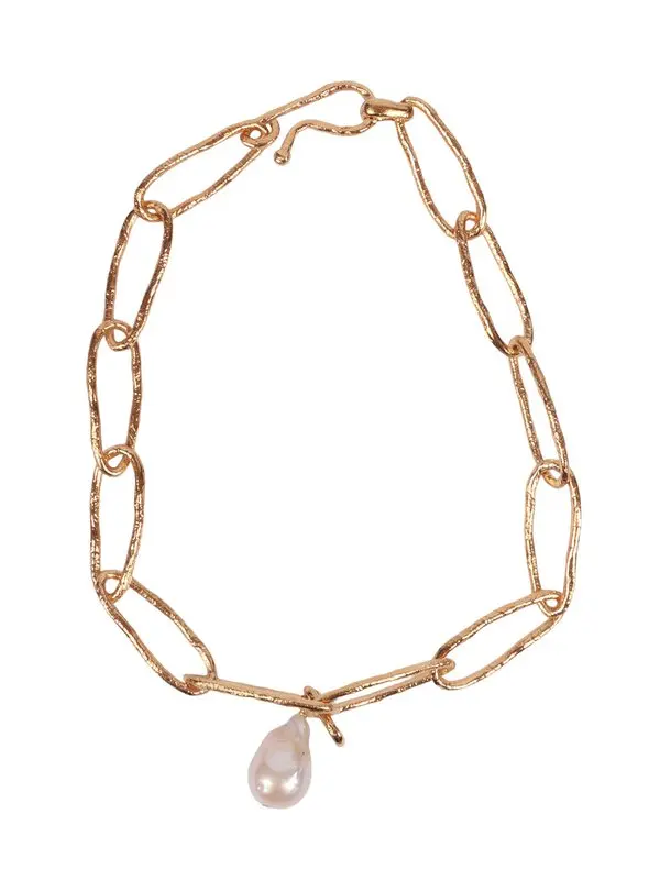 FORTE_FORTE Sculptural Necklace With Pearl