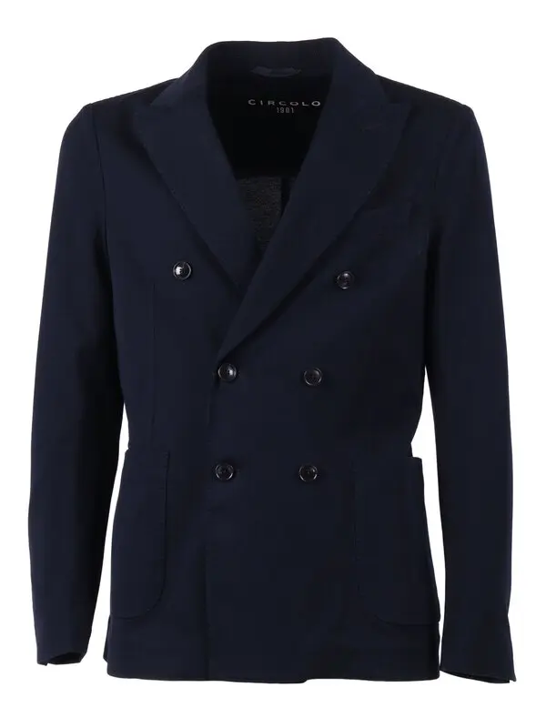 CIRCOLO 1901 Double Breasted Jacket - Blu