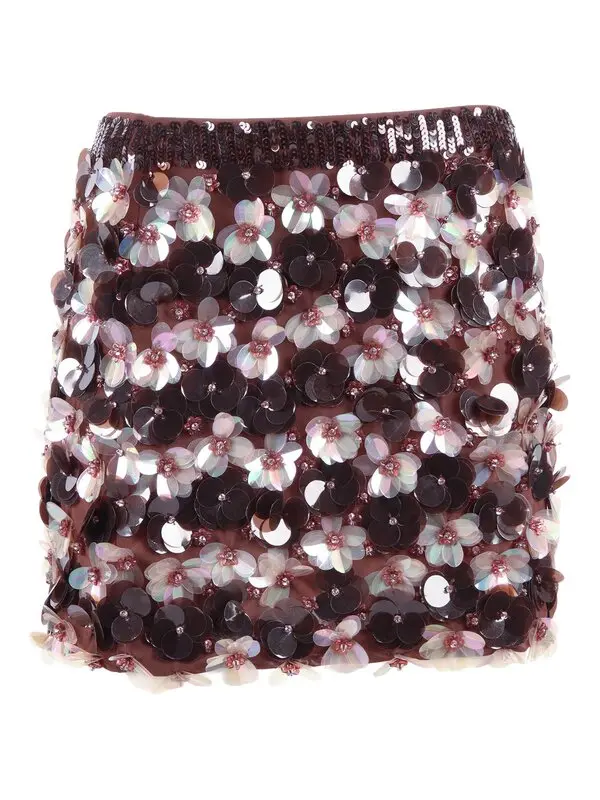 P.a.r.o.s.h Mini Skirt - Red