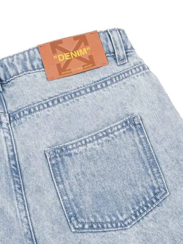 Off-White Bookish Denim Short