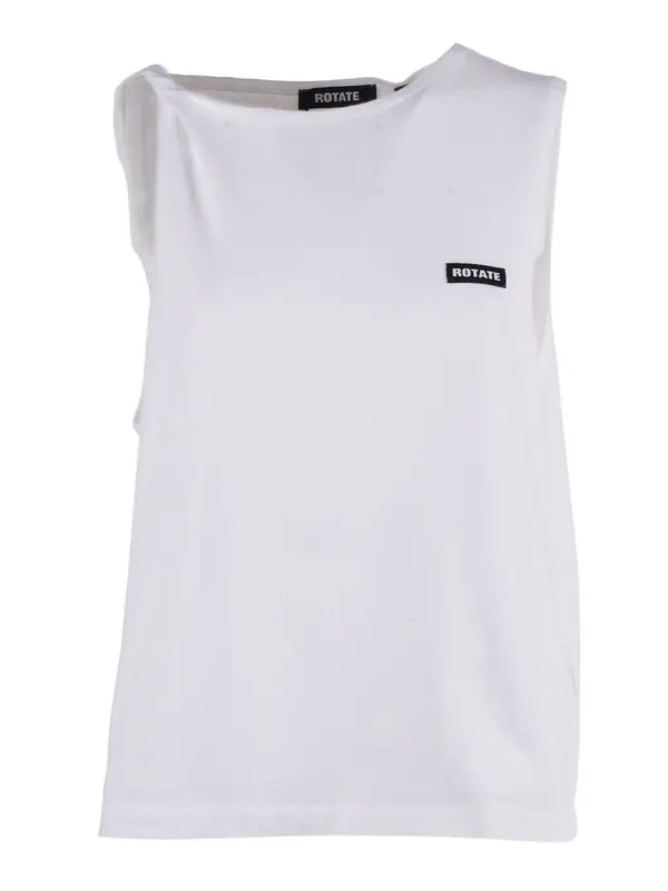 ROTATE BY BIRGER CHRISTENSEN Jersey Tank Top - White