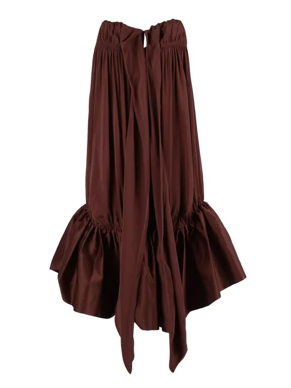 ROTATE BY BIRGER CHRISTENSEN Gathered Mini Dress - Red