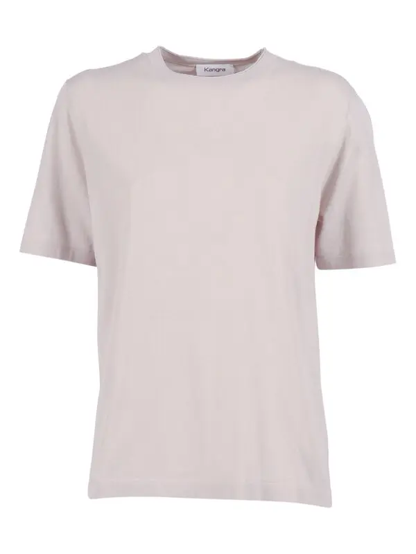 KANGRA Crewneck Top With Short Sleeves - Blue