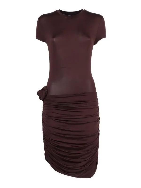 ROTATE BY BIRGER CHRISTENSEN Draped Mini Dress