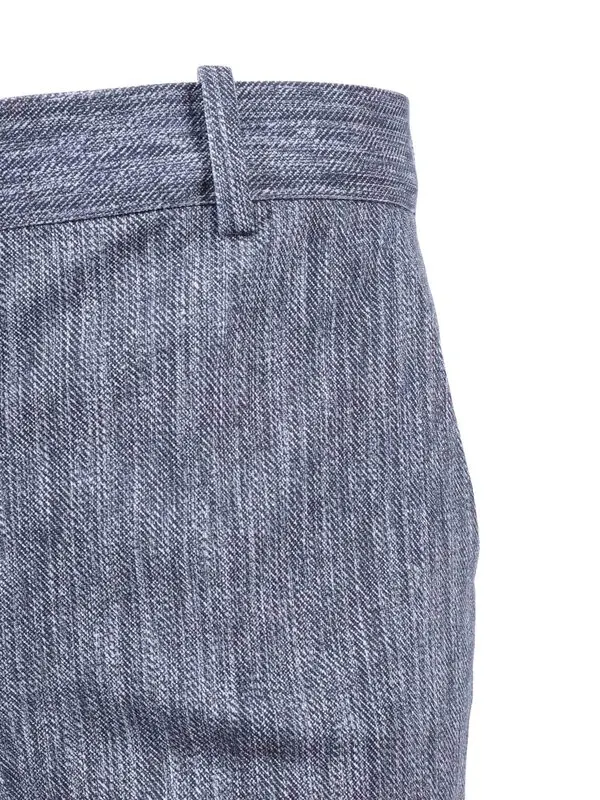 CIRCOLO 1901 Printed Flared Trousers - Blu