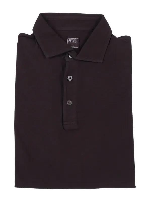Fedeli Polo Shirt S/s Knitted - Red