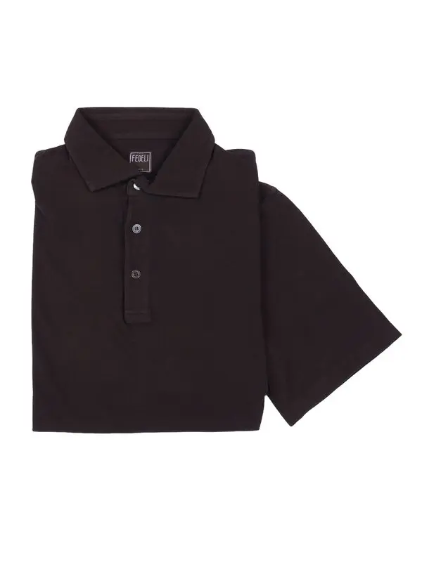 Fedeli Polo Shirt S/s Knitted - Red