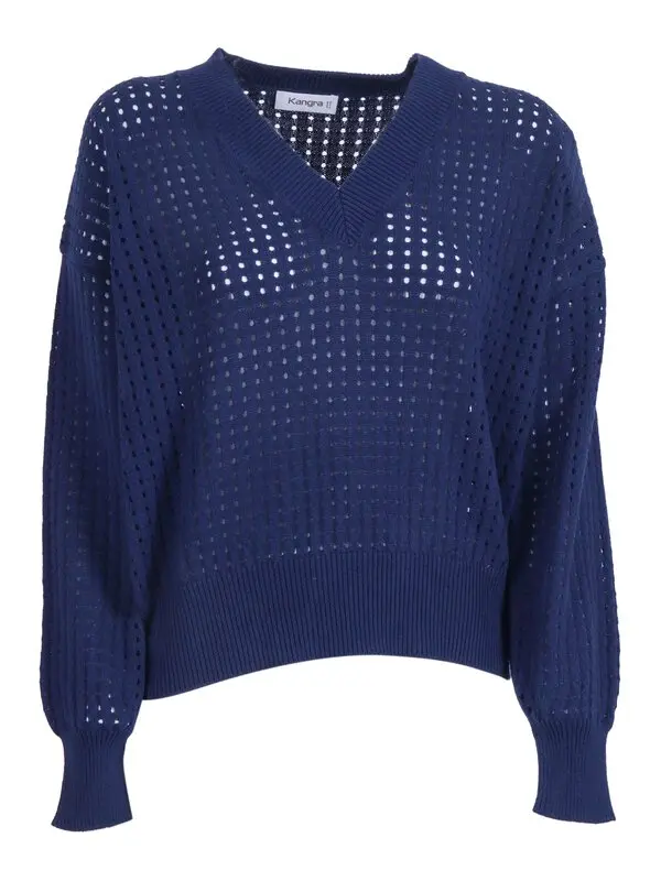 KANGRA Long Sleeve Net Pullover