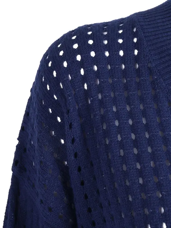 KANGRA Long Sleeve Net Pullover