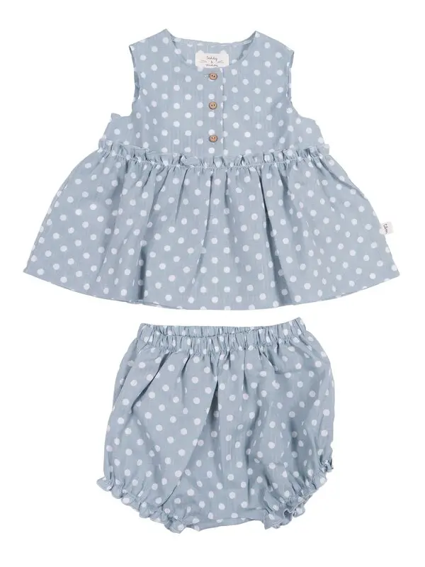 TEDDY & MINOU Two-piece Top And Bermuda Set - Other, With A Wall Thickness