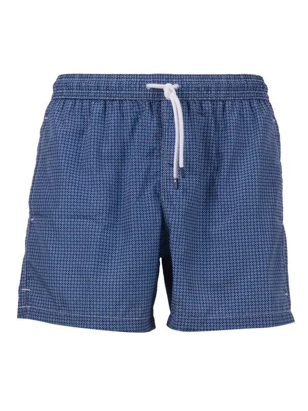 Fedeli Woven Swim Trousers - Blu