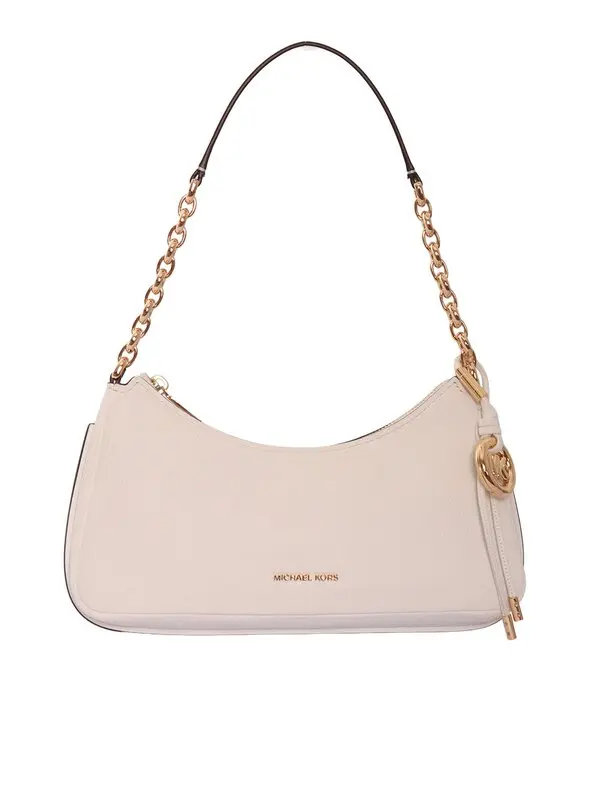 Michael Kors Chain Pouchette - White