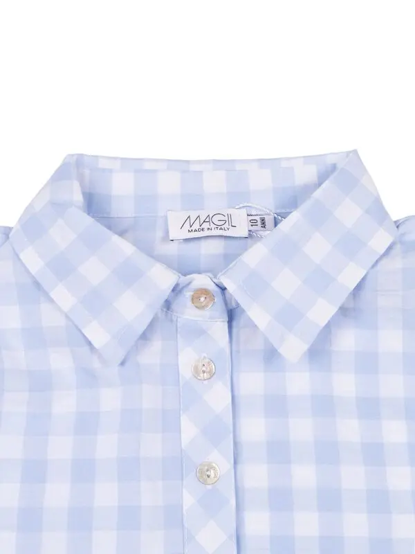MAGIL Gingham Knot Shirt