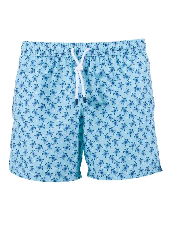 Fedeli Woven Swim Trousers - Blu