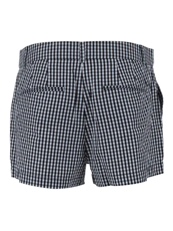 Michael Kors Flat Front Gingham Shorts