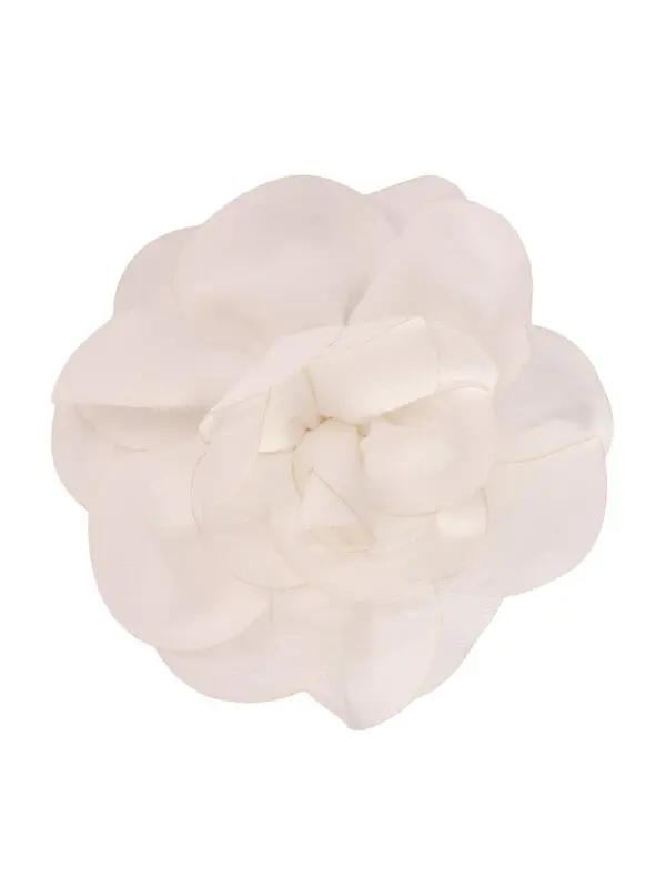 MAGIL Spilla Fiore Crepe Viscosa - White