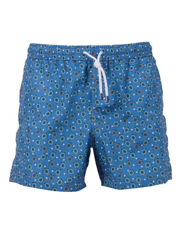 Fedeli Woven Swim Trousers - Blu